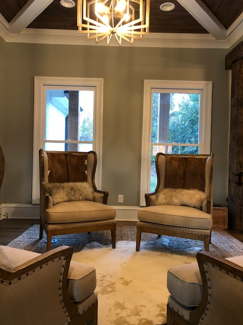 Curtains for two identical side by side windows.