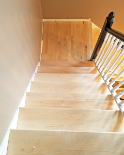 Hard Maple Stair Treads - Traditional - Staircase - Other - by Hardwood ...