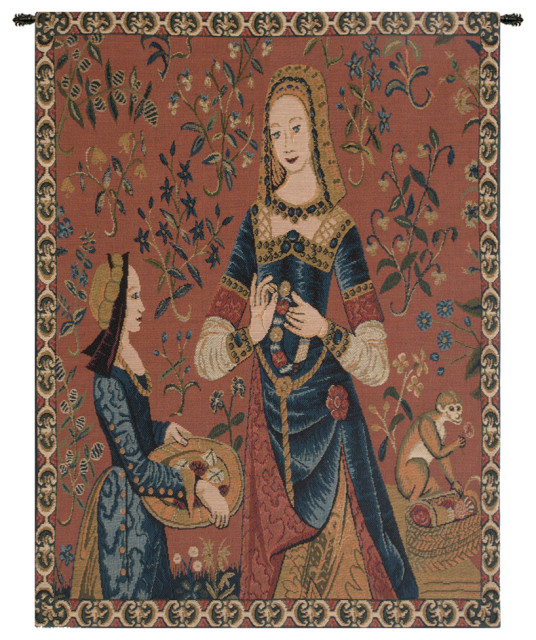 The Smell II European Tapestry Wall Hanging - Traditional - Tapestries ...