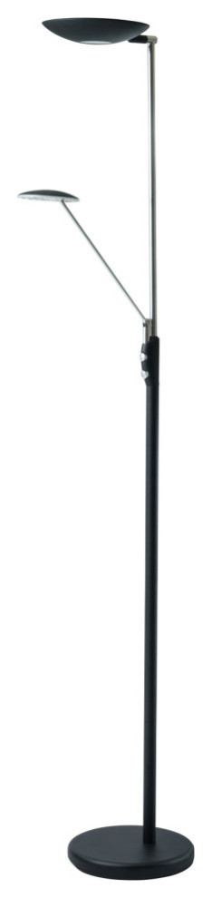 Mother & Son Floor Lamp, Black Finish - Transitional - Floor Lamps - by ...