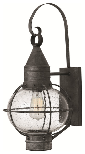 Hinkley Outdoor Cape Cod Medium Wall Mount - Beach Style - Outdoor Wall ...