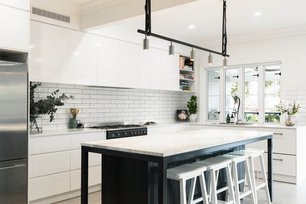 Modern Take On Traditional - Traditional - Kitchen - Brisbane - by ...