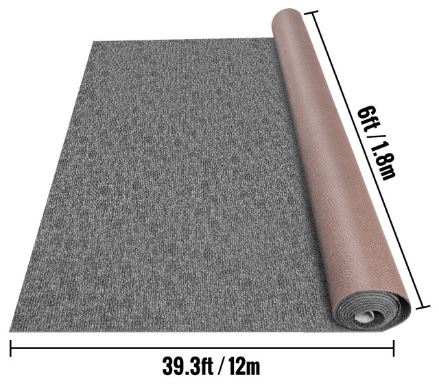 VEVOR Outdoor Carpet Waterproof Indoor Outdoor Rugs, 6'x39.4 ...