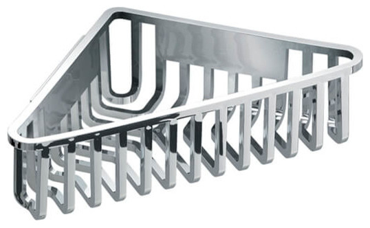 Chrome Corner Shower Basket - Contemporary - Shower Caddies - by ...