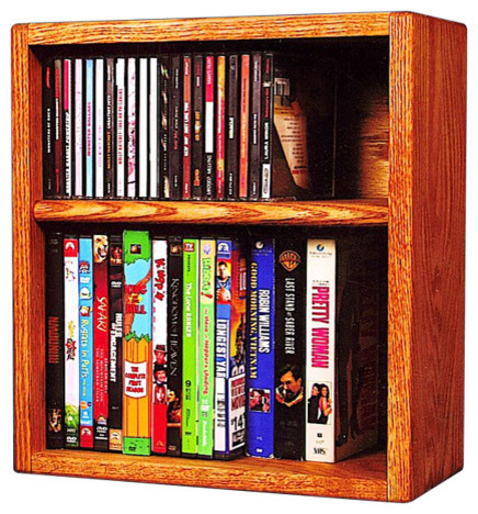 W Cd/Dvd Storage Cabinet - Transitional - Media Racks And Towers - by ...