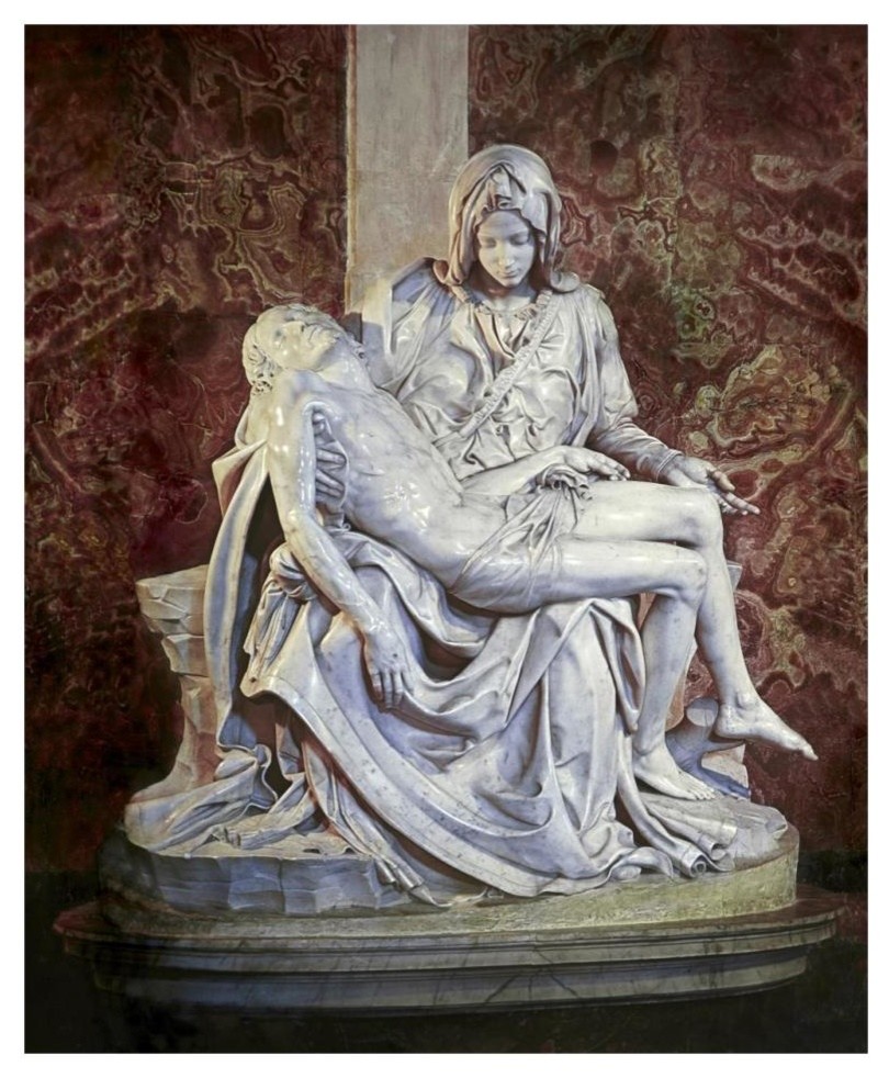 "Pieta" Digital Paper Print by Michelangelo, 15"x18", 27"x32 ...