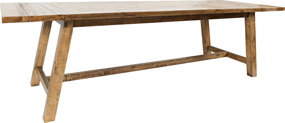 Telluride Trestle Expandable Counter Table - Rustic - Dining Tables ...