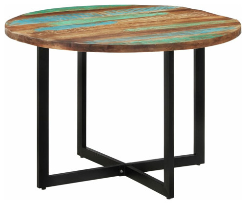 vidaXL Dining Table Kitchen Table Dining Room Dinner Table Solid Wood ...