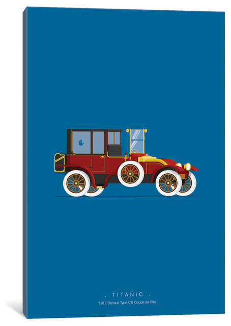 "Titanic" by Fred Birchal, Canvas Print, 18x12x1.5" - Contemporary ...