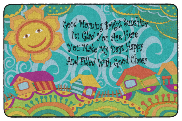 Flagship Carpets VA286-22A 4'X6' Good Morning Bright Sunshine ...