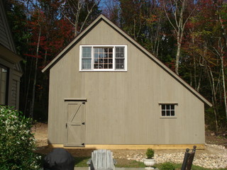 Saltbox Style Pole Barns - New York - by PINE RIDGE POLE BARNS | Houzz