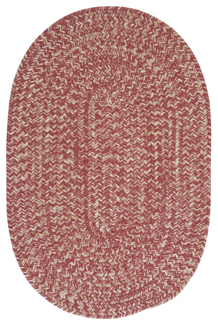 Tremont Tweed Indoor Rug Rustic Farmhouse Braided Wool TE09, 8'x11 ...