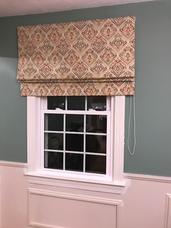 Latest DIY roman shade with continuous loop