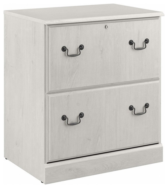 Pemberly Row 2 Drawer Lateral File Cabinet in Linen White Oak ...
