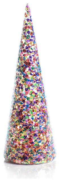 LED Multicolor Sequin Trees, Set of 3 - Holiday Lighting - by Zodax | Houzz