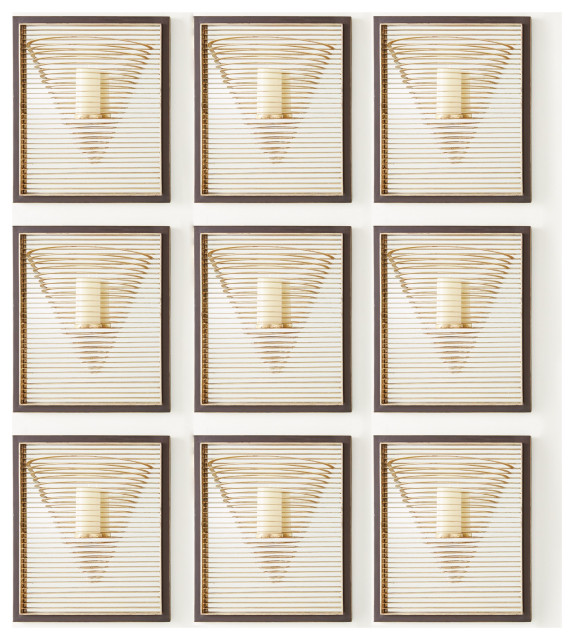 Pyramid Candle Sconce - Transitional - Wall Sconces - by Benjamin Rugs ...