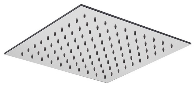 13" Flush Ceiling Mount Shower Head, Chrome - Contemporary ...