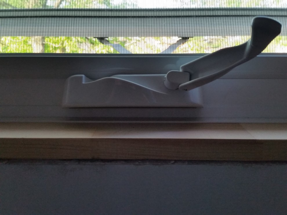 Waterproofing shower window