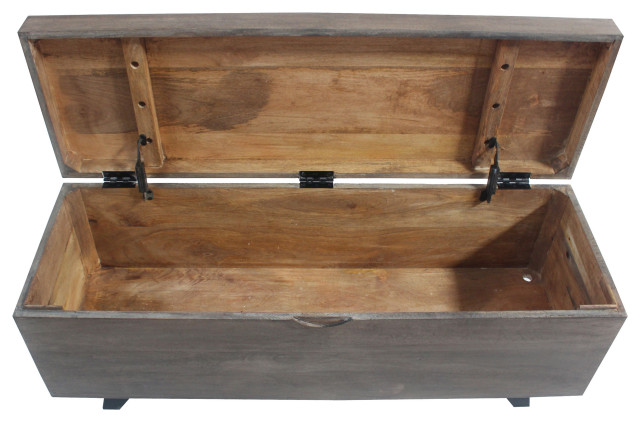 Amanpour Storage Chest - Industrial - Accent And Storage Benches - by ...