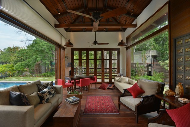 Inside And Outside Of A House