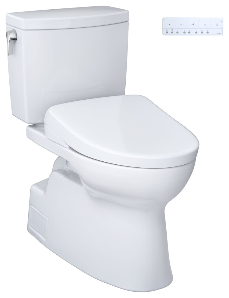 Toto 1 GPF Two Piece Elongated Toilet - Contemporary - Toilets - by The ...