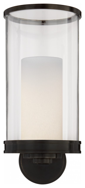 Modern Bronze Hurricane Sconce - Modern - Wall Sconces - by Lighting ...