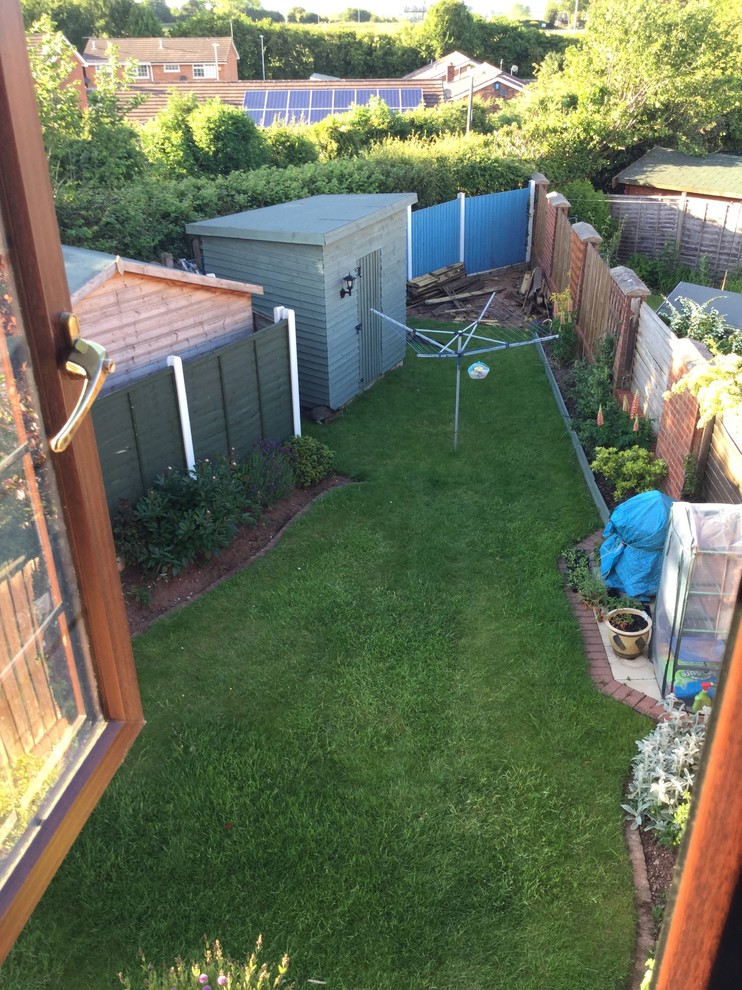 What to do with the odd shape garden | Houzz UK