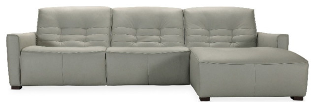 Reaux Power Recline Sofa w/ RAF Chaise w/2 Power Recliners - Sectional ...