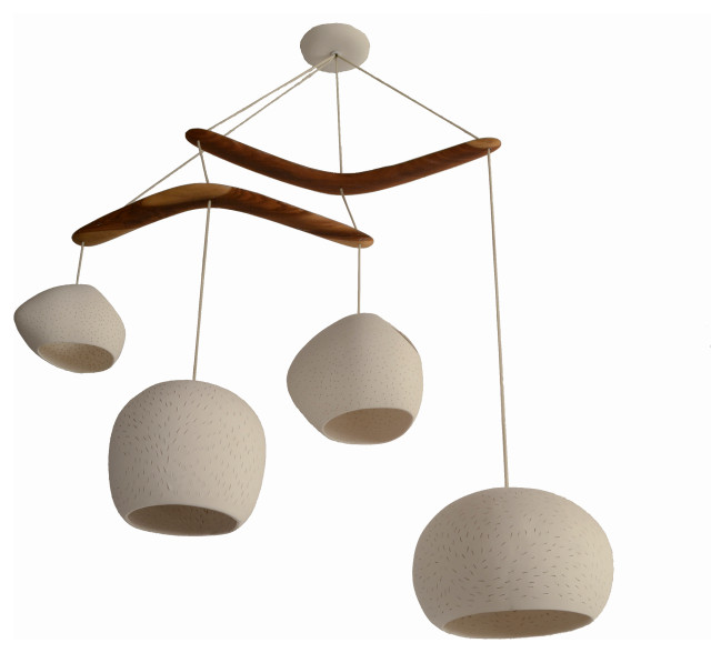 Chandelier lighting: CLAYLIGHT BOOMERANG XL - Contemporary ...