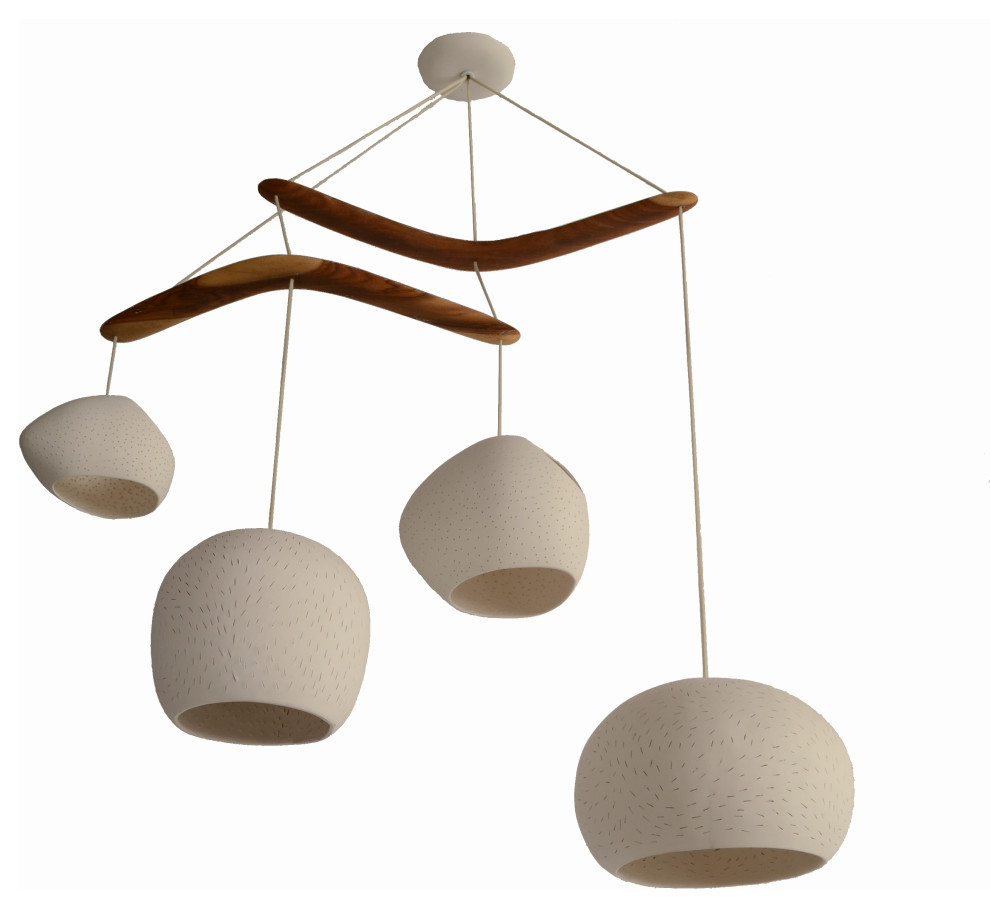 Chandelier lighting: CLAYLIGHT BOOMERANG XL - Contemporary ...