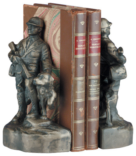 Hunter Bookends - Traditional - Bookends - by Lodgeandcabins | Houzz