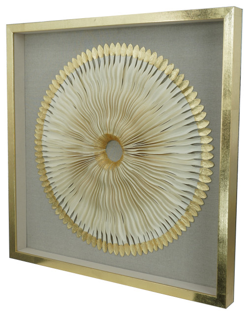Abstract Paper Quilling Art Shadow Box Wall Decor - Contemporary - Wall ...