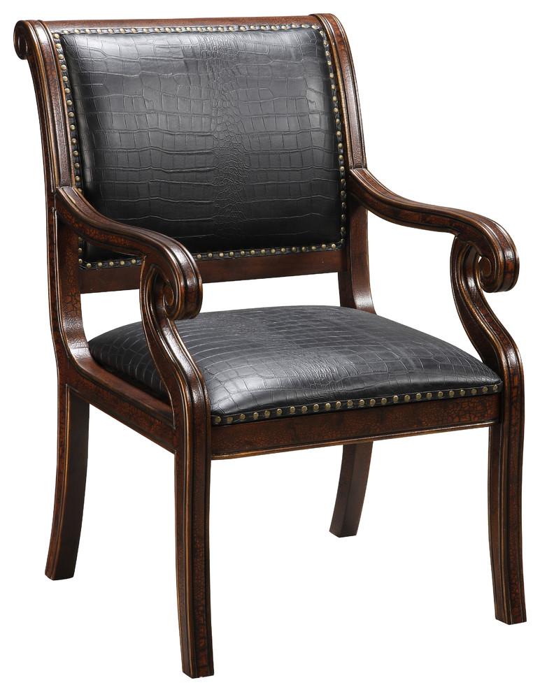 Chair, Brown - Transitional - Armchairs And Accent Chairs - by ...