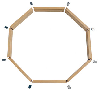 2" Jamb Extension Kit for Large Size Poly Stationary Octagon Window ...