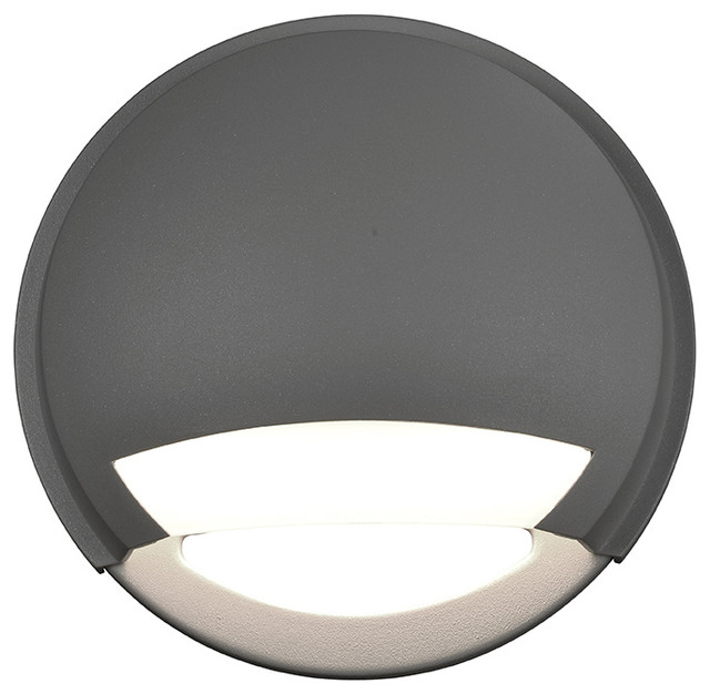 Avante LED Outdoor Wall Light, Opal Glass Shade - Modern - Outdoor Wall ...