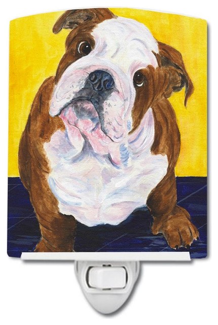 English Bulldog Ceramic Night Light - Contemporary - Night-lights - by ...