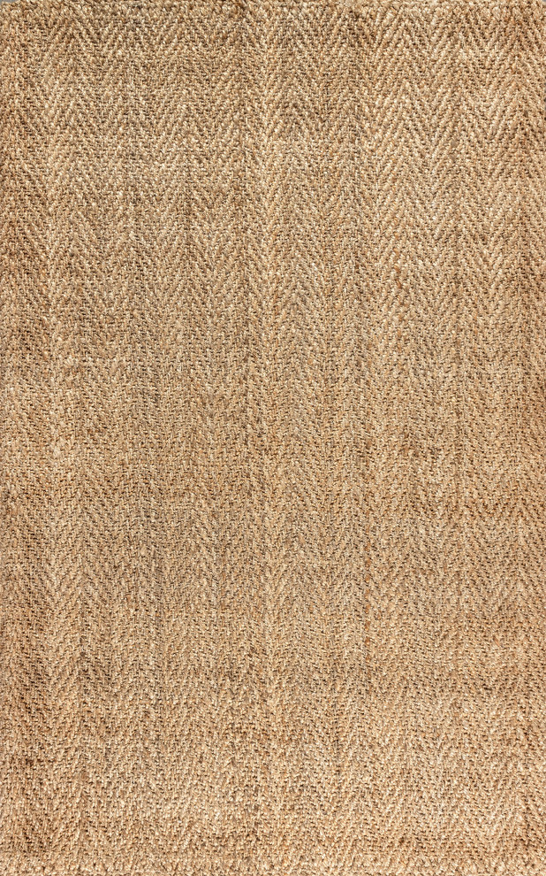 Espina Hand Woven Herringbone Area Rug, 6 X 9 - Beach Style - Area Rugs ...