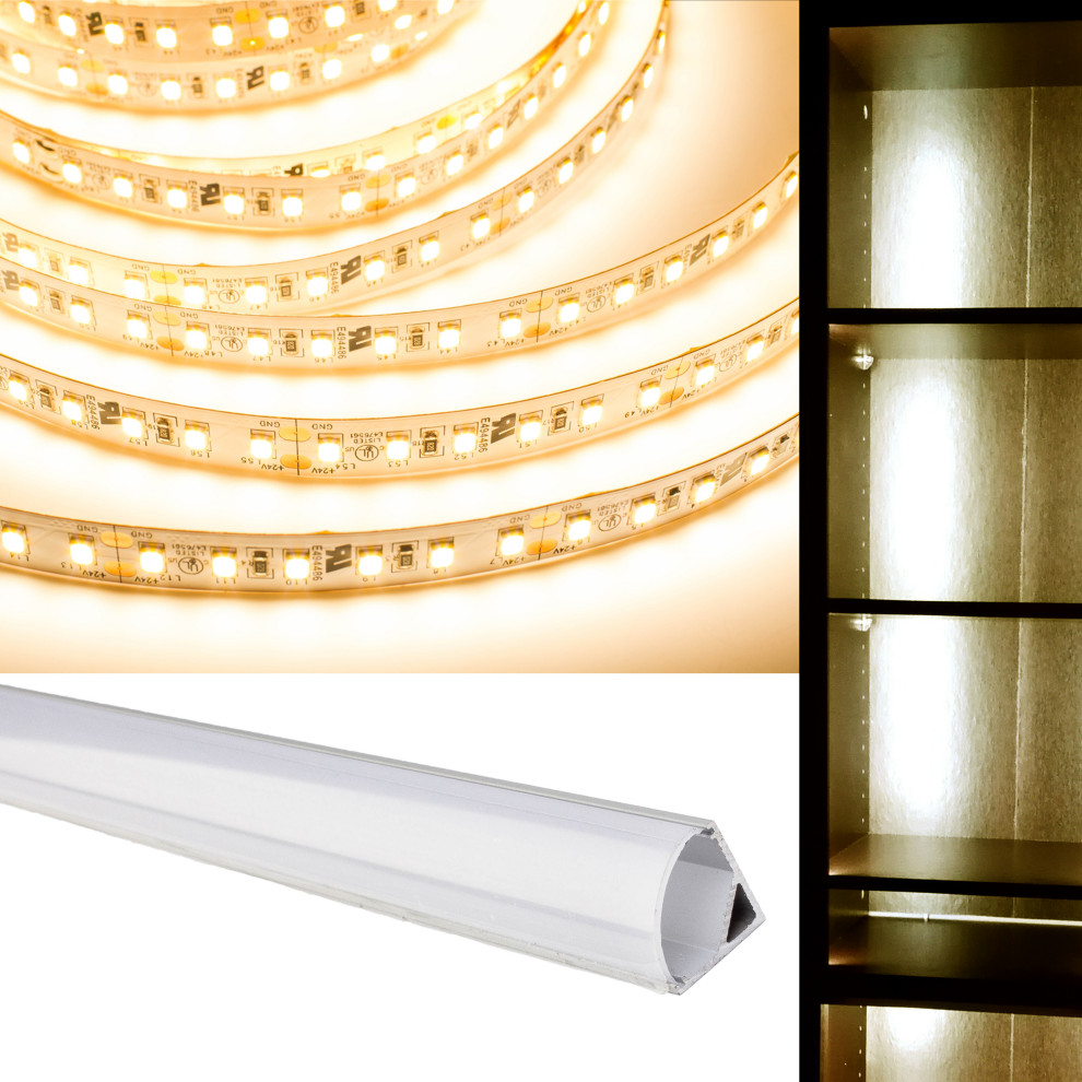 24V PREMIUM SERIES CRI 95 3000K wARM wHITE COLOR LED LIGHT + ALUMINUM ...