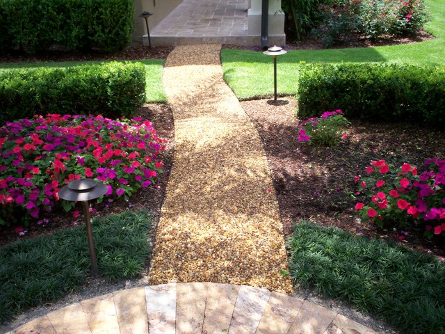 Loose River Rock Walkways