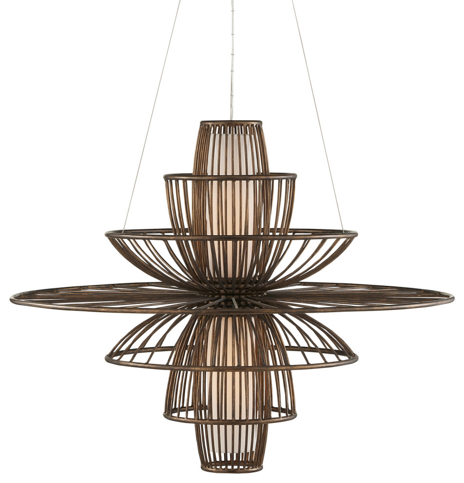 Benjiro Chandelier - Midcentury - Chandeliers - by Currey & Company, Inc. | Houzz