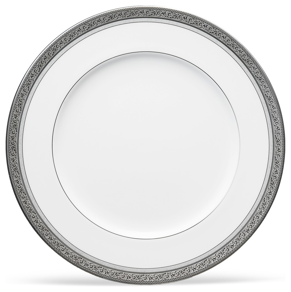 Noritake Summit Platinum Dinner Plate, Set of 4 - Traditional - Dinner ...
