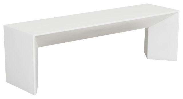 Nomad Bench White - Contemporary - Accent And Storage Benches - by Sunpan Modern Home | Houzz