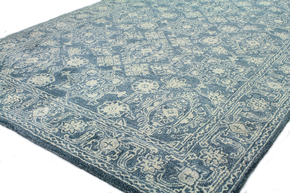 Bashian Vera Area Rug Azure - Mediterranean - Hall And Stair Runners ...