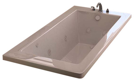 Venzi Villa 42"x72" Rectangular Whirlpool Jetted Bathtub By Atlantis ...