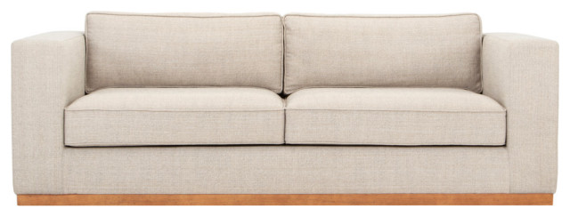 86 Inch Sofa Beige Scandinavian Moe's Home - Scandinavian - Sofas - by ...