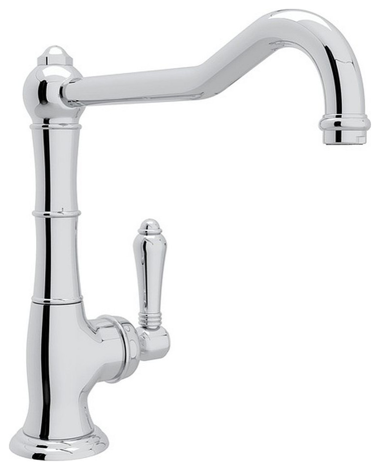 Rohl Italian Kitchen Cinquanta Kitchen Faucet with Single-Lever Handle ...