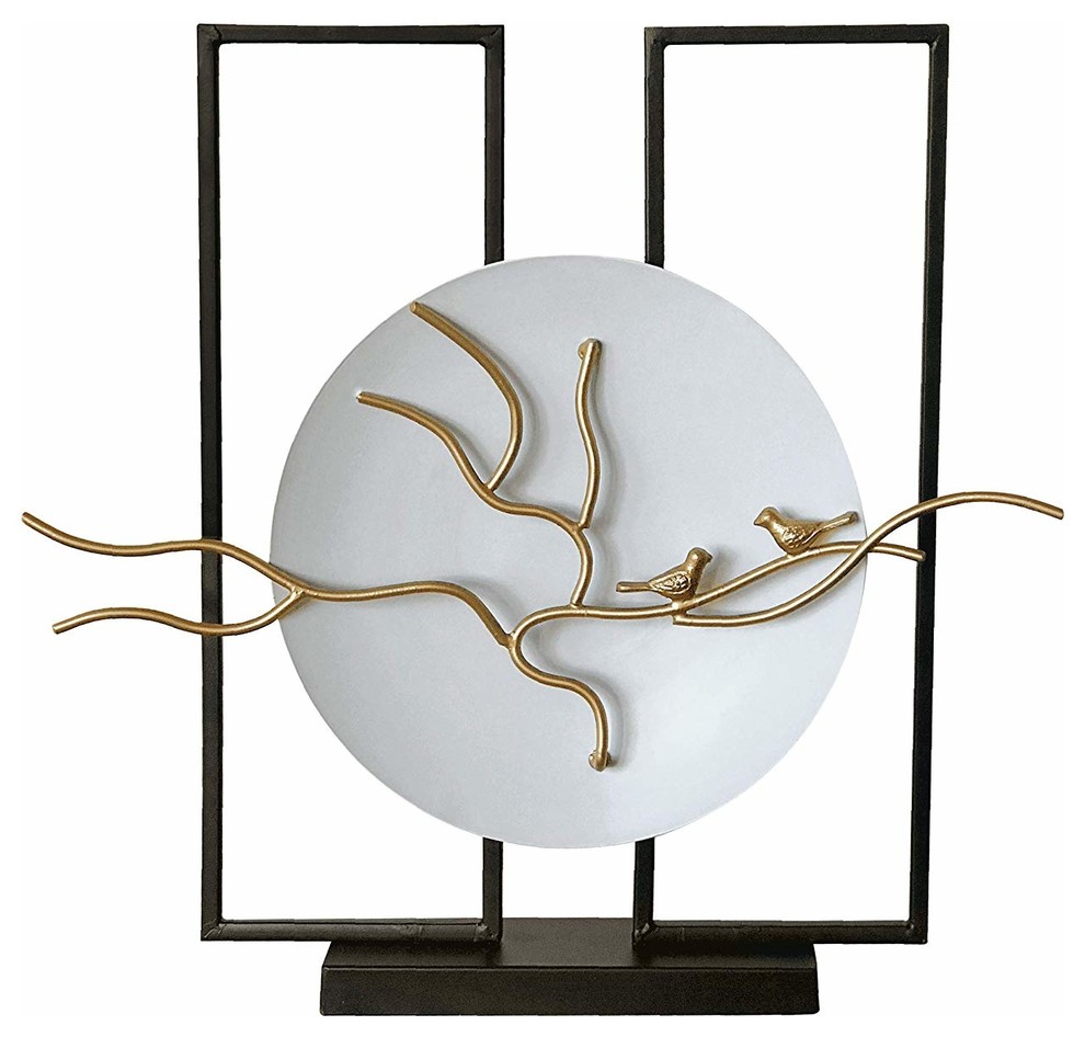 DecorShore Handcrafted "Balanced Tranquility" Decorative Plate Statue ...