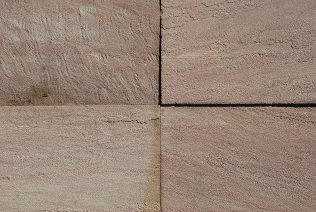 Radiant Red Sandstone Tiles, Natural Cleft Face, Gauged Back Finish ...