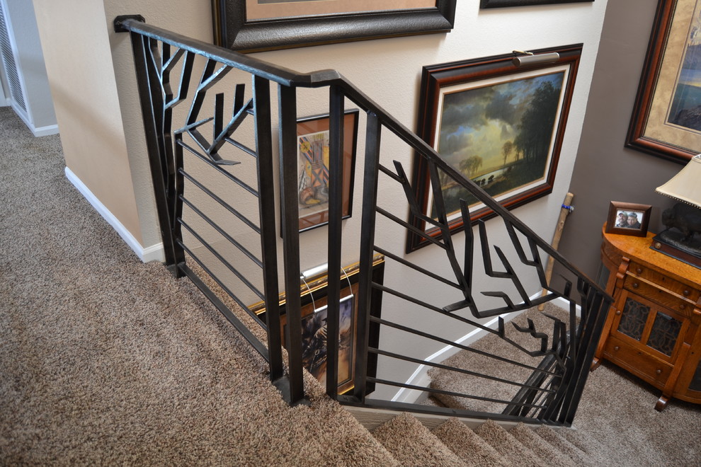 Contemporary Organic Railing - Transitional - Staircase - Phoenix - by ...