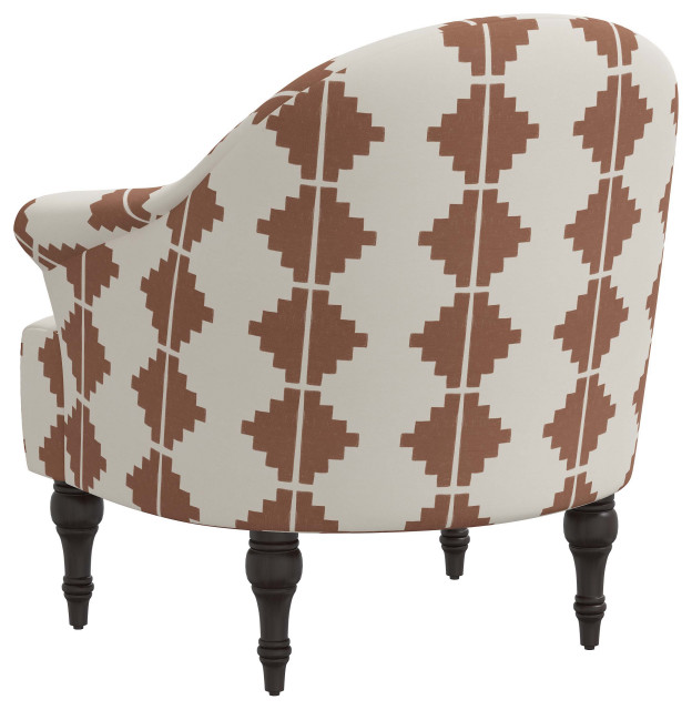 Chair, Aztec Terracotta, One Size - Southwestern - Armchairs And Accent ...